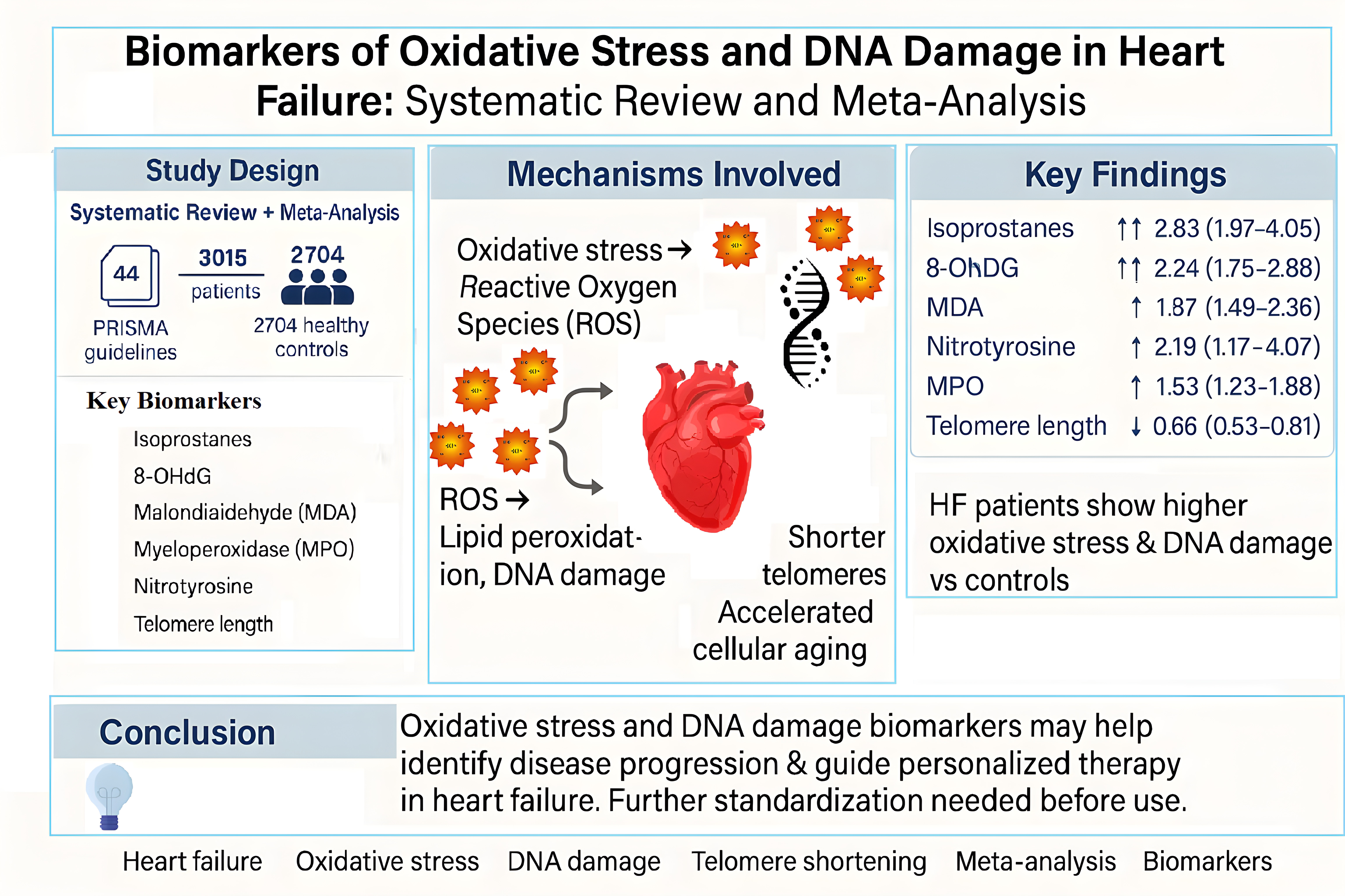 Oxidative Stress and DNA Damage Biomarkers in Heart Failure: A Systematic Review and Meta ...
