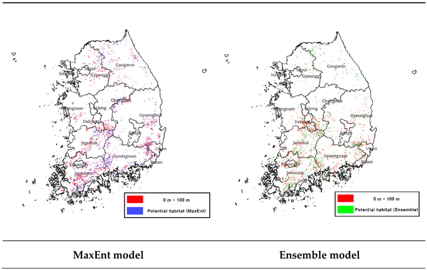 Prediction of Potential Habitat for Luciola unmunsana Using Species ...