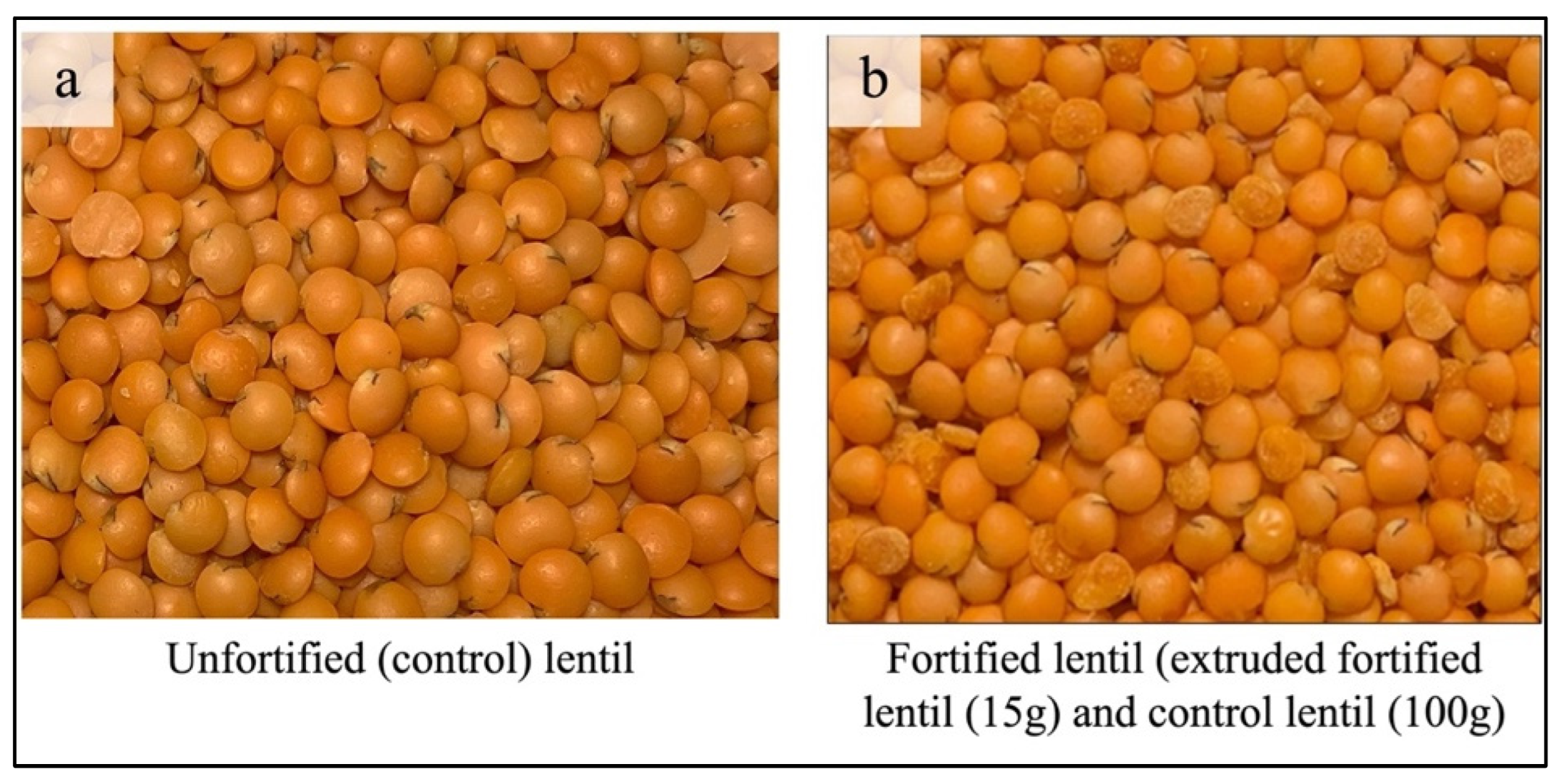 Sensory Acceptability of Multiple Micronutrients Fortified (MMF) Lentil ...