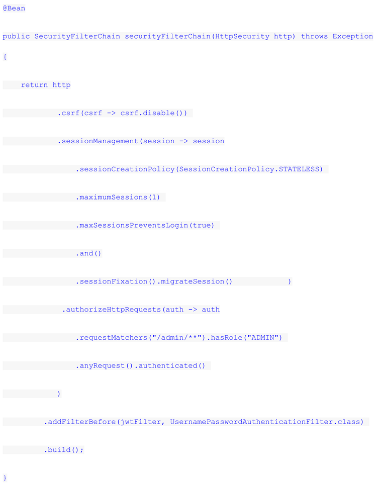 Research on Data Security Approaches in Spring Boot for Rest API[v1] | Preprints.org