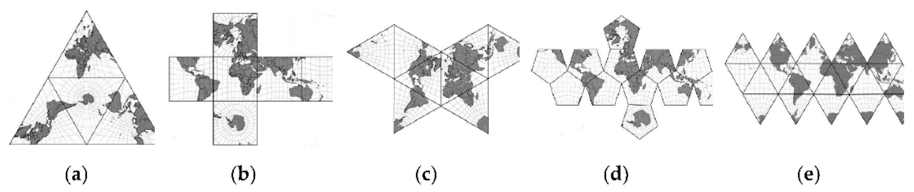 Efficient Distortion Mitigation and Partition Reduction in Mapping Earth's Geospatial Data: Dual ...