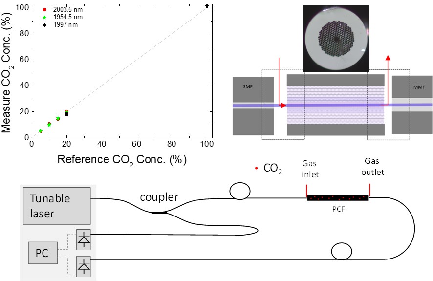 All-Fiber CO2 Sensor Using Hollow Core PCF Operating in the 2 μm Region ...