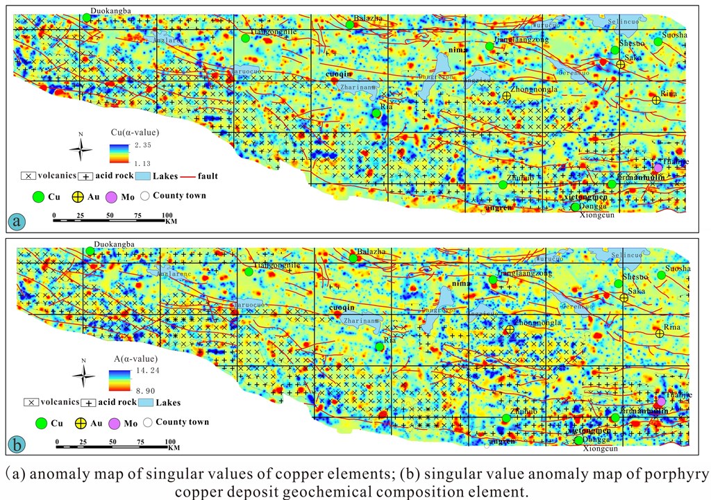 Spatial Overlay Analysis of Geochemical Singularity Index α-Value of ...
