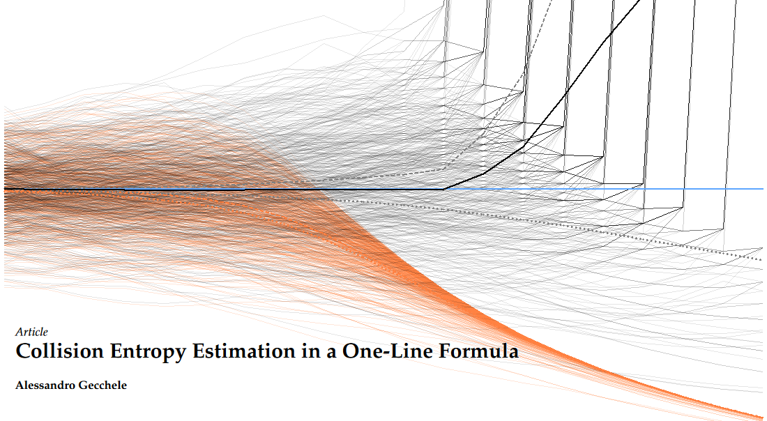 Collision Entropy Estimation in a One-Line Formula[v2] | Preprints.org