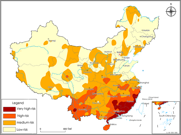 Analysis of the Composite Risk Grade for Multi Extreme Climate Events ...
