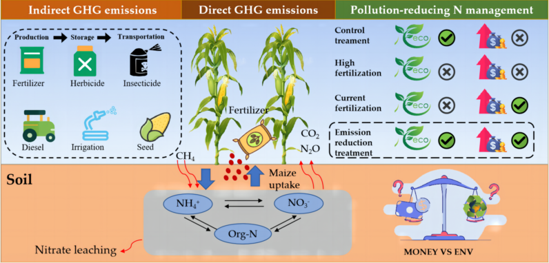 Pollution-Reducing Nitrogen Management Practices in a Maize Farmland in ...