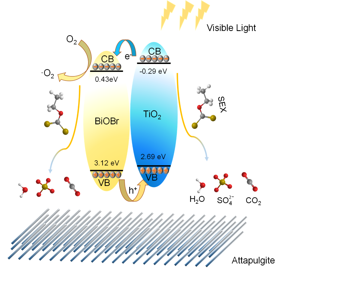 Visible‐light‐driven Biobr‐tio2‐attapulgite Photocatalyst With Excellent Photocatalytic Activity