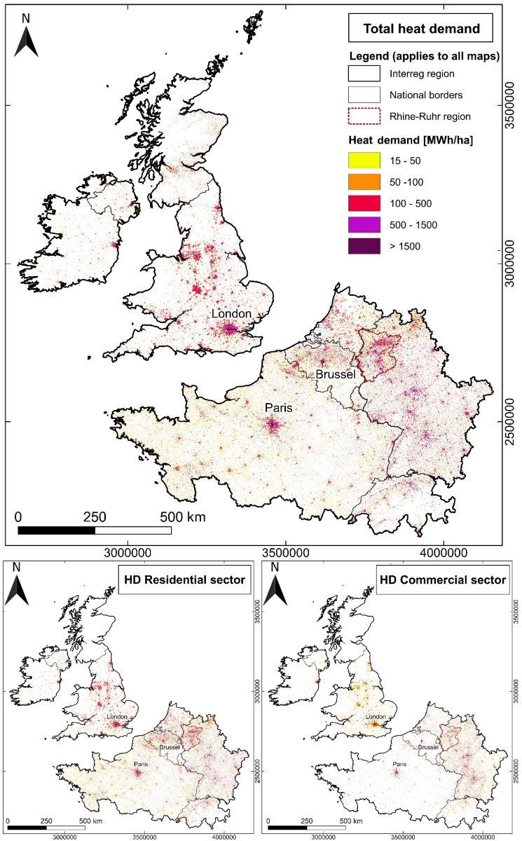 Unveiling the Spatial Distribution of Heat Demand in North-West-Europe ...